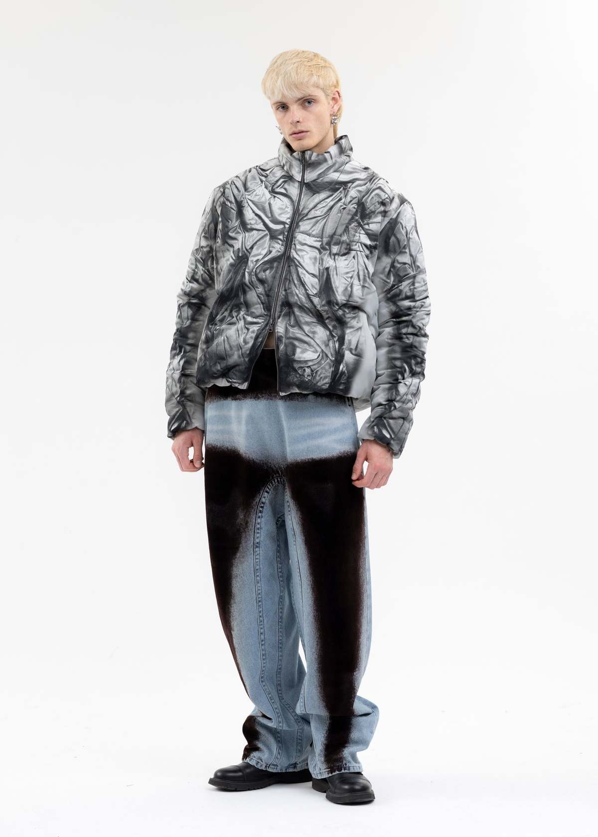 Y/project FLOCK SOUFFLE JEANS - BLUE | Garmentory