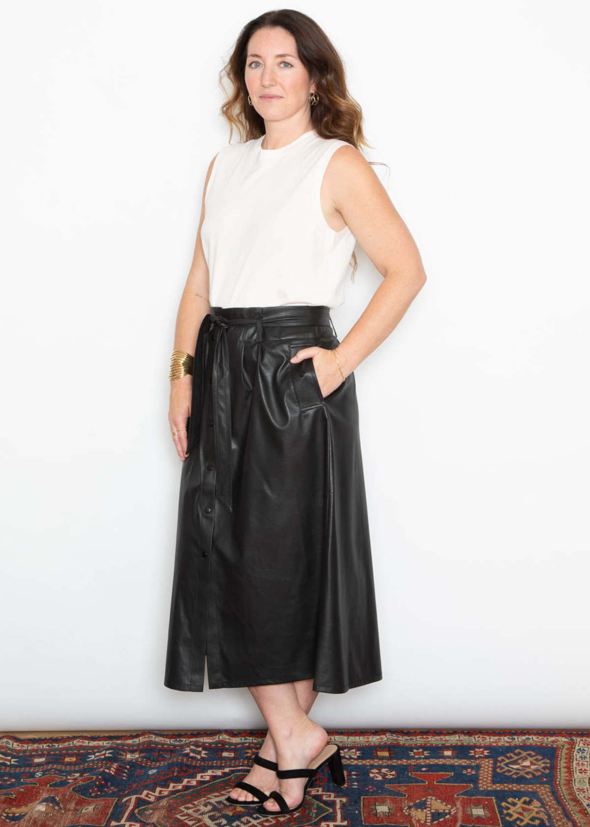 Brochu Walker Teagan Vegan Leather Skirt | Garmentory