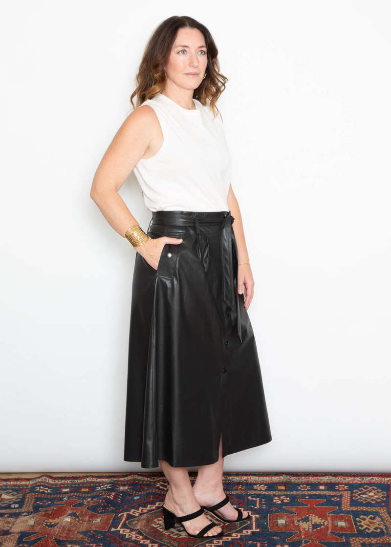 Brochu Walker Teagan Vegan Leather Skirt | Garmentory