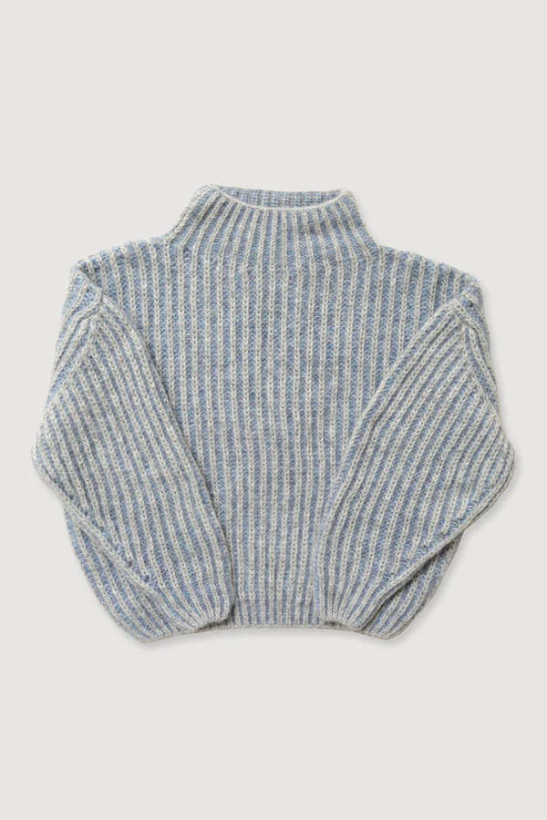 Micaela Greg Ines Sweater - Steel Blue | Garmentory