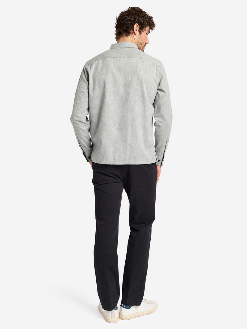 O.N.S Vance Flannel Shirt - Grey Heather | Garmentory