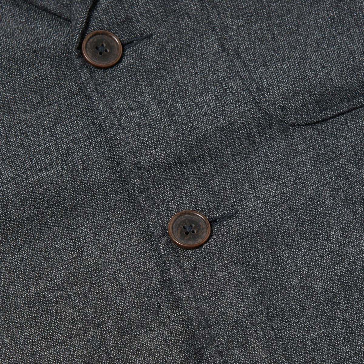 Universal Works Upcycled Italian Tweed Three Button Jacket - Grey ...