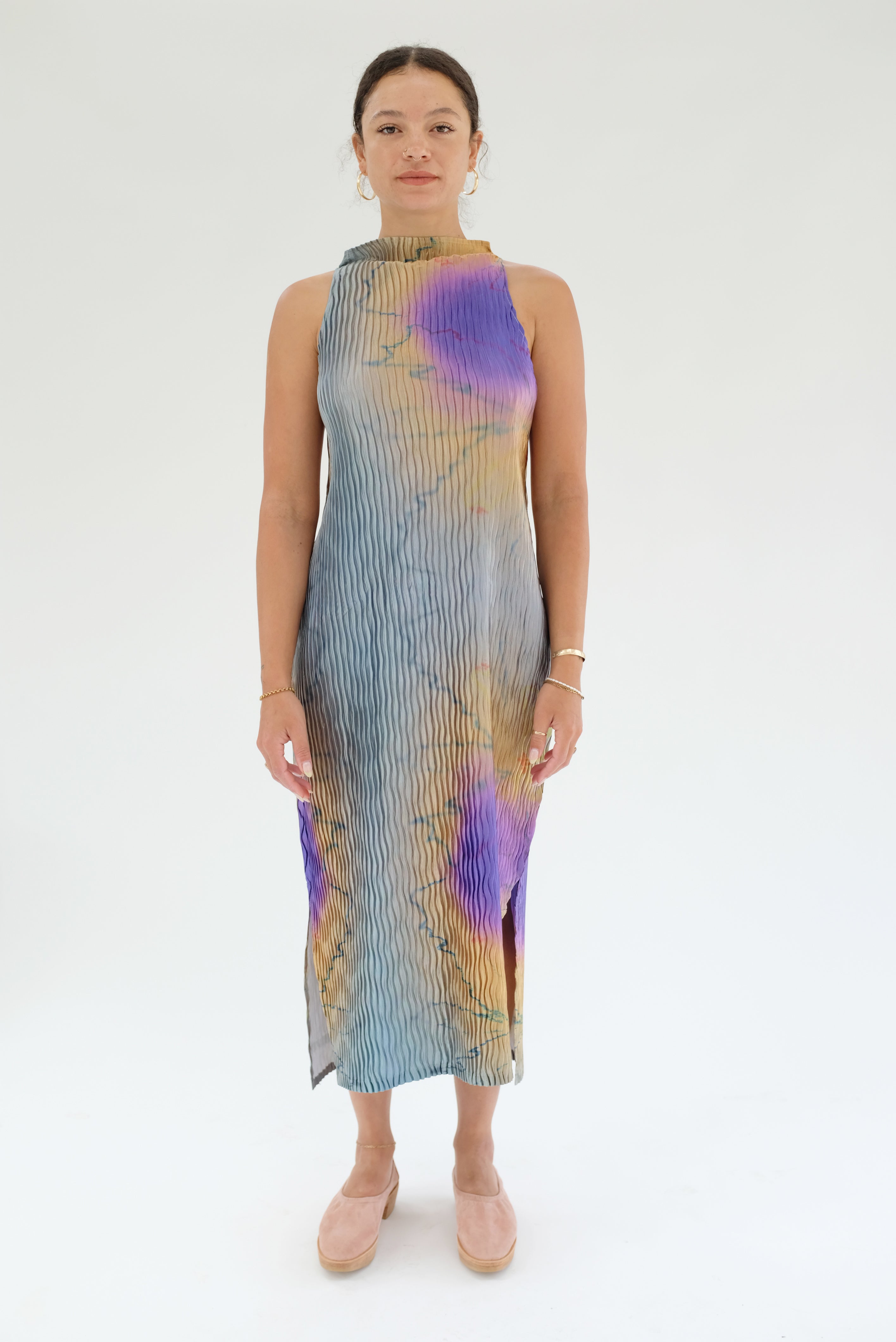 Nin Studio Wave Tank Dress - Oz FLower | Garmentory