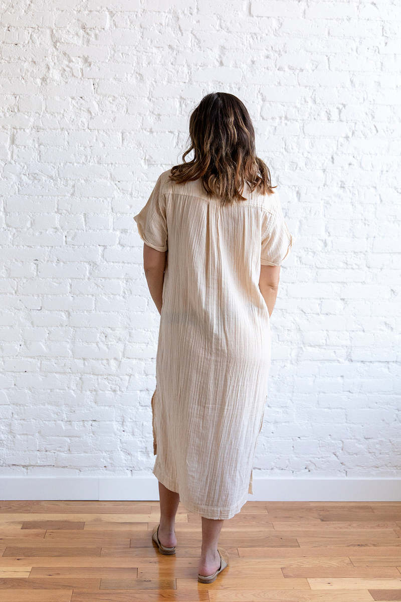 En Creme Sadie Dress - Natural | Garmentory