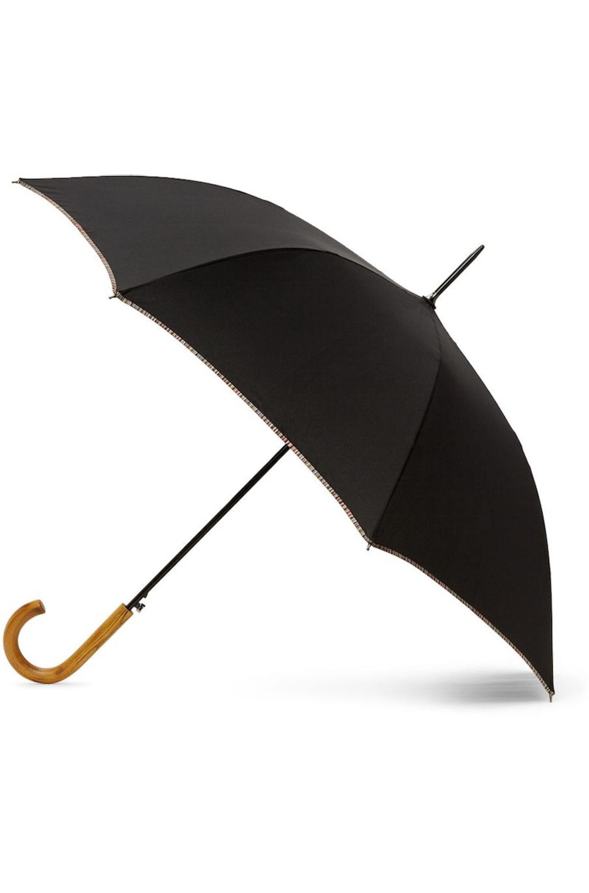 Paul Smith Black Multi Stripe Walker Umbrella | Garmentory