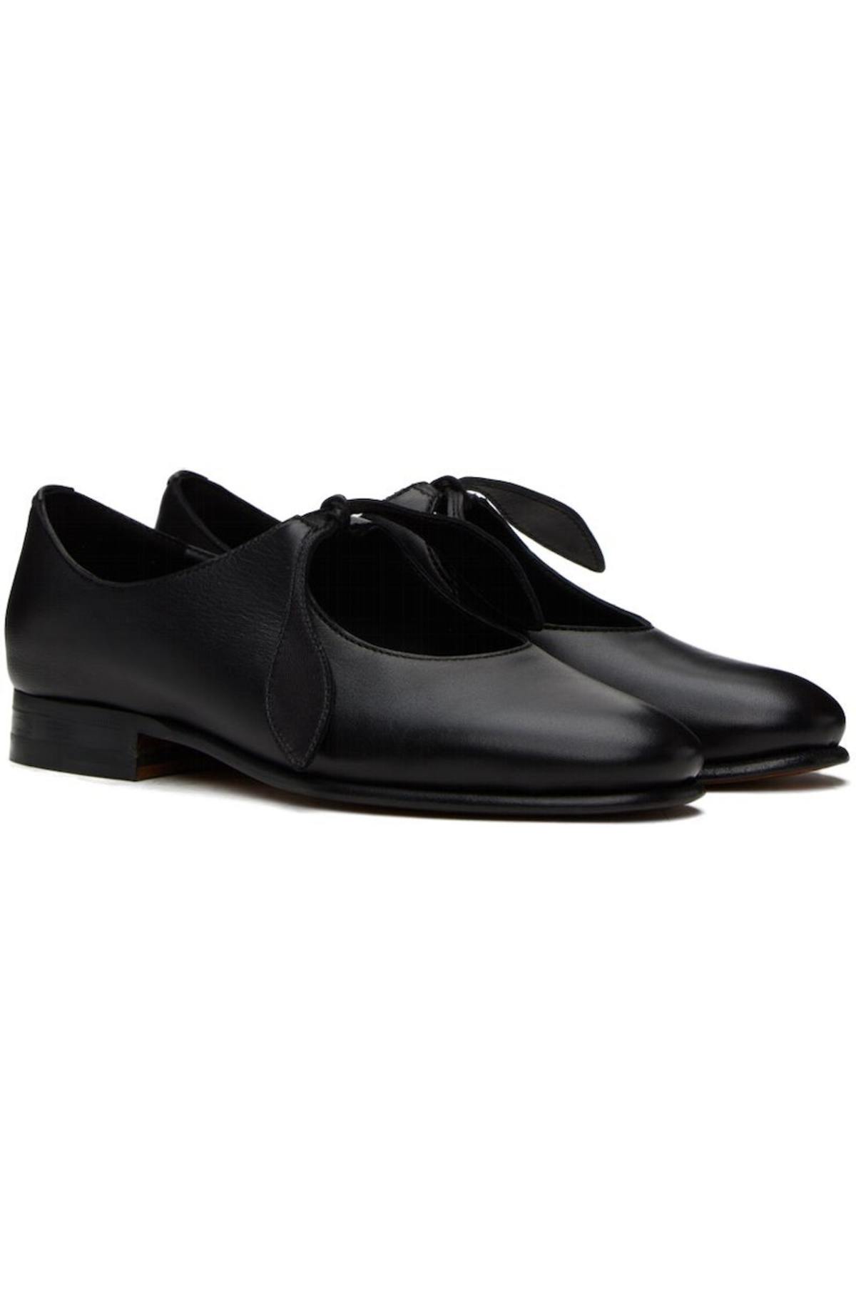 BODE Verbena Ballerina Flats - Black | Garmentory