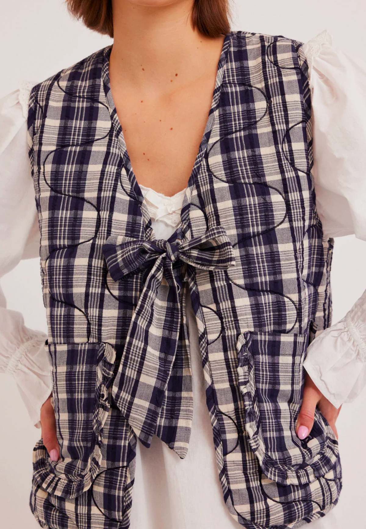 DAMSON MADDER Arte Toggle Vest - Multi | Garmentory