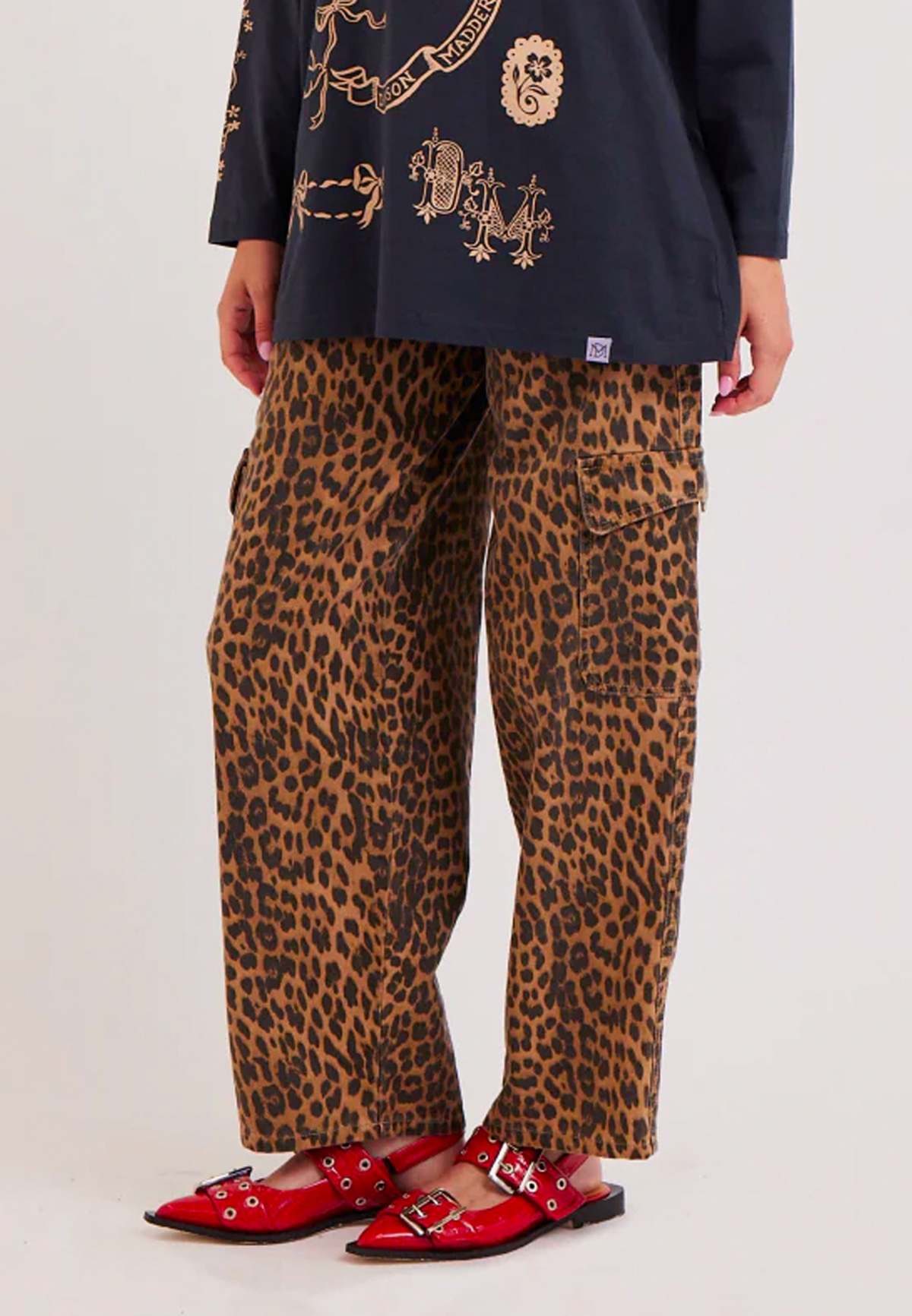 Leopard Cargo Jean - Leopard | Garmentory