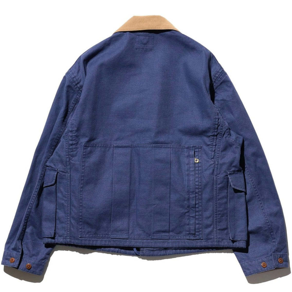 Beams Plus Heavy Oxford Fishing Jacket - Blue | Garmentory