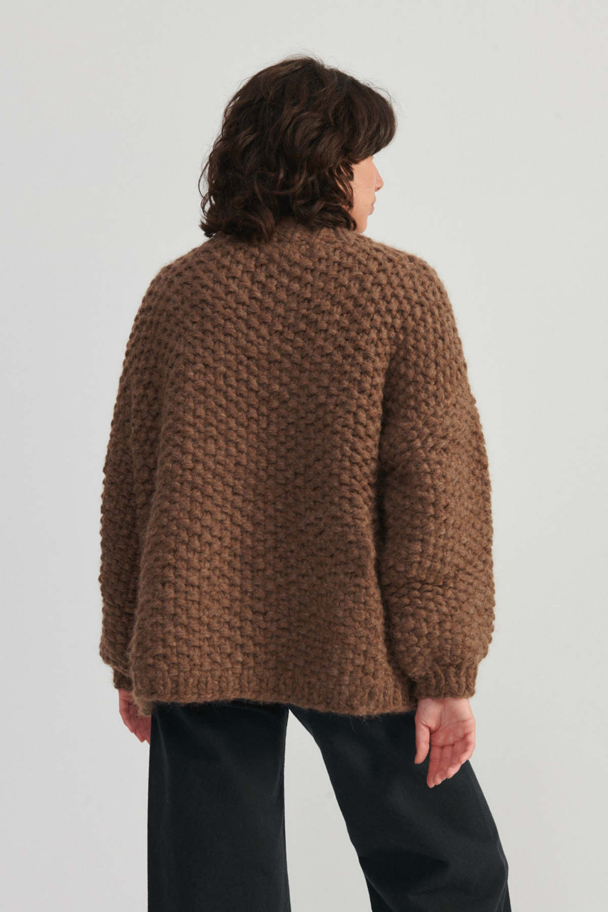 Nia Thomas Lalua Knit Cardigan - Brown | Garmentory