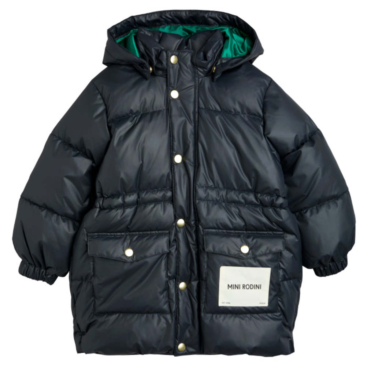 Mini Rodini Child Heavy Puffer Jacket Black | Garmentory