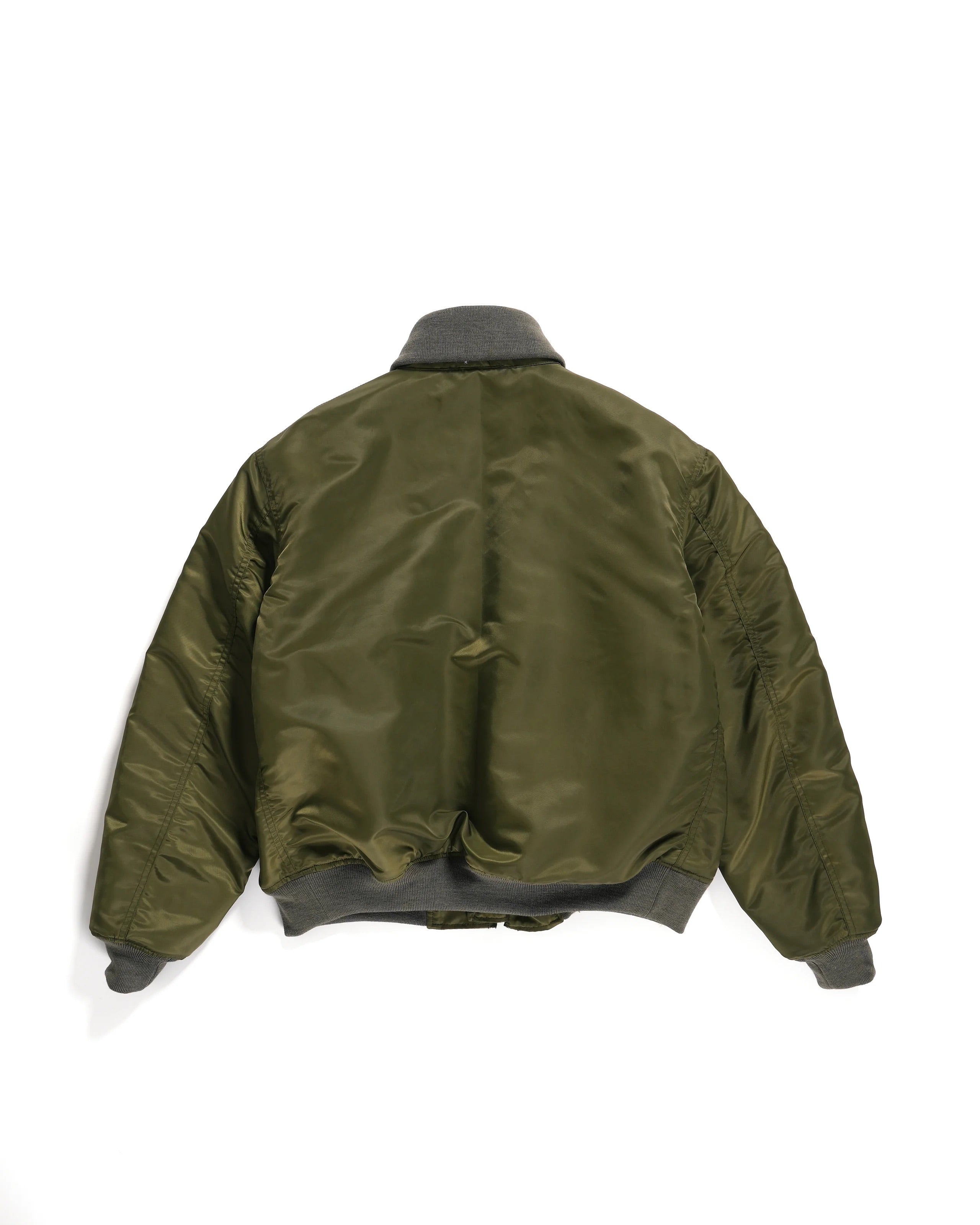 Engineered Garments Flight Satin Nylon LL Jacket - Olive | Garmentory