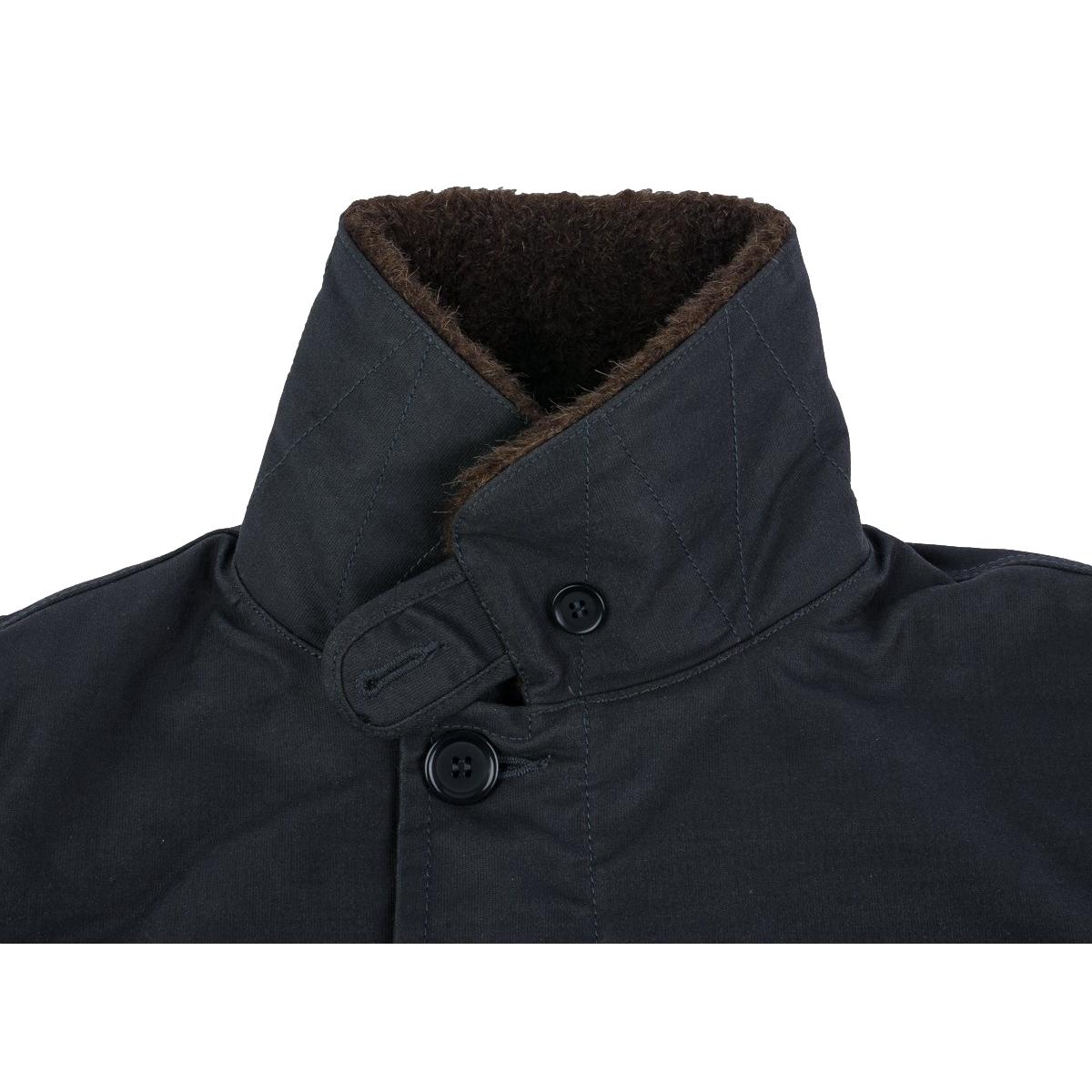 Iron Heart Oiled Whipcord N1 Deck Jacket - Black | Garmentory