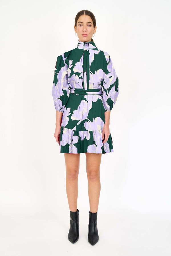 CHRISTY LYNN Emi Dress - Green Blossom | Garmentory