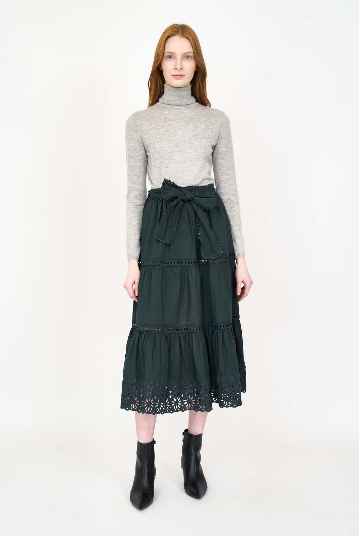 CHRISTY LYNN Hannah Skirt - Evergreen | Garmentory