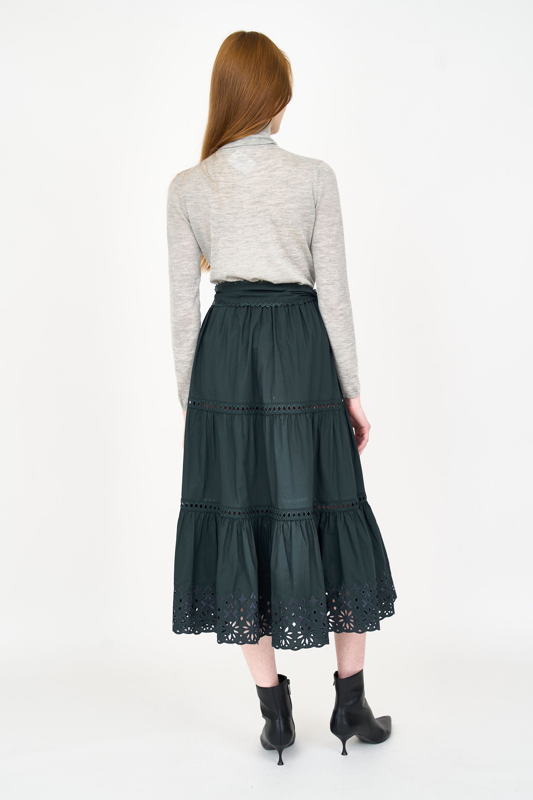 CHRISTY LYNN Hannah Skirt - Evergreen | Garmentory