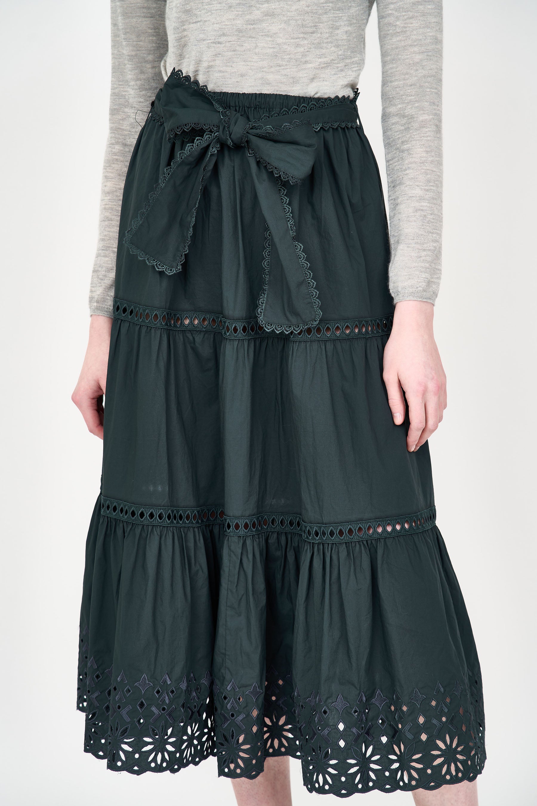 CHRISTY LYNN Hannah Skirt - Evergreen | Garmentory