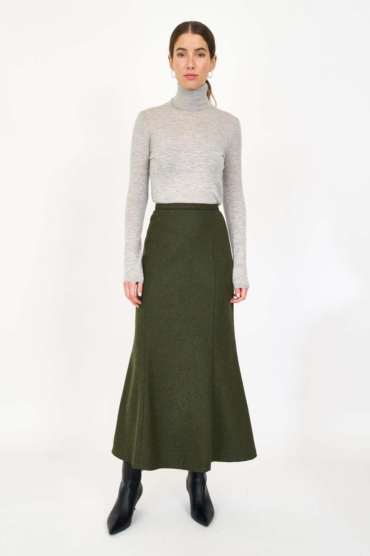 CHRISTY LYNN Lena Skirt - Army Green | Garmentory