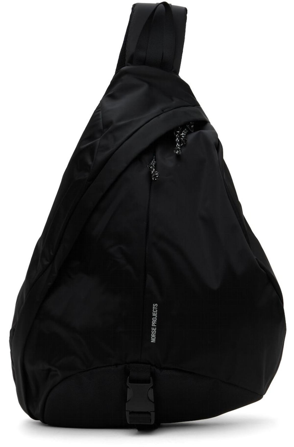 NORSE PROJECTS Black Tri-Point Backpack | Garmentory