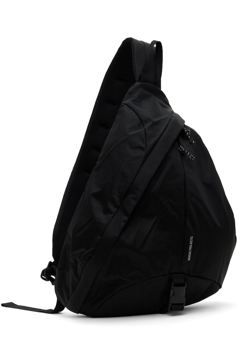 NORSE PROJECTS Black Tri-Point Backpack | Garmentory