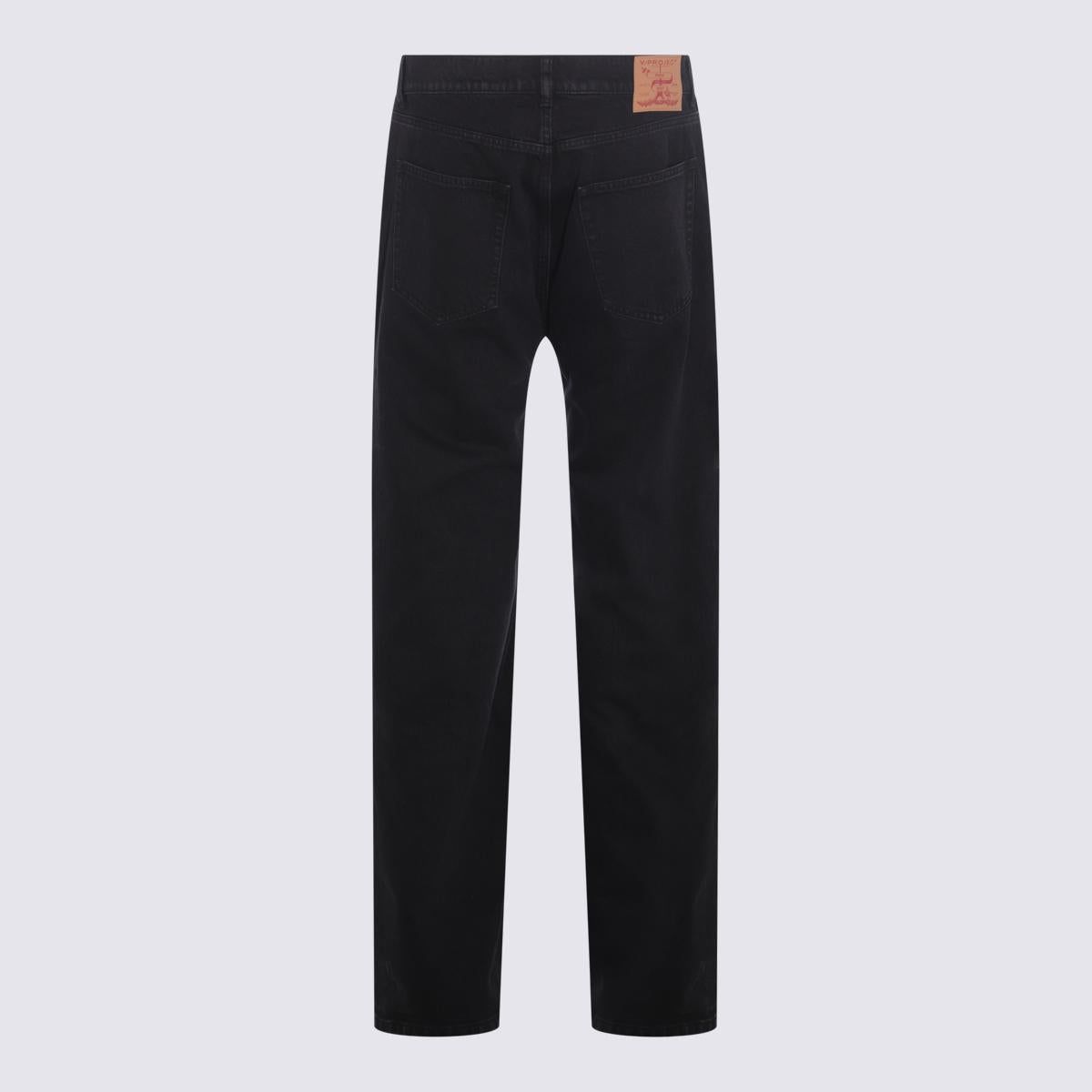 Y/PROJECT BLACK DENIM EVERGREEN JEANS | Garmentory