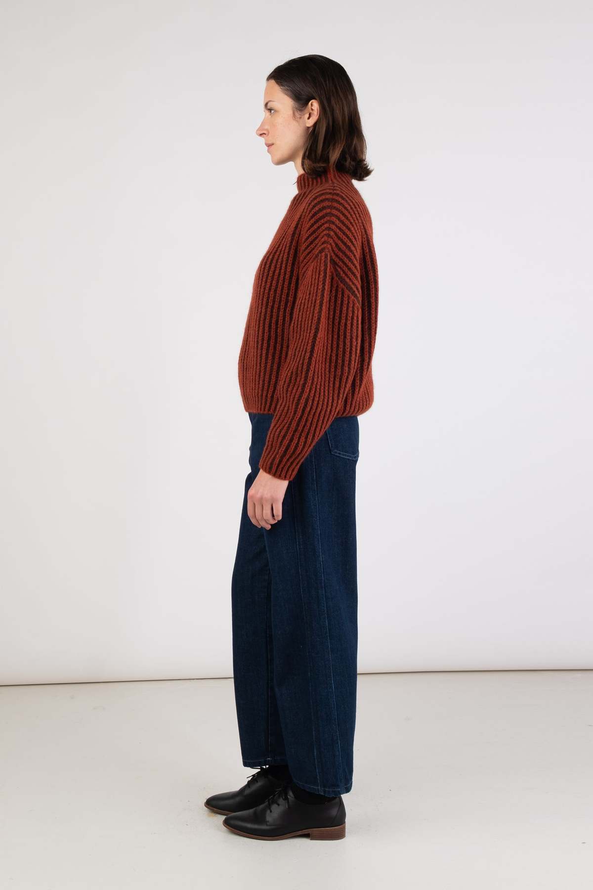Micaela Greg Ines Sweater - Rust | Garmentory