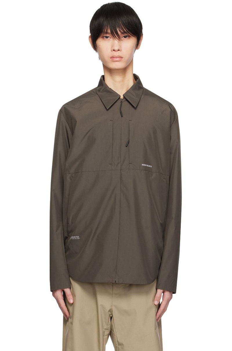 Norse Projects Taupe Jens Jacket - Heathland Brown | Garmentory