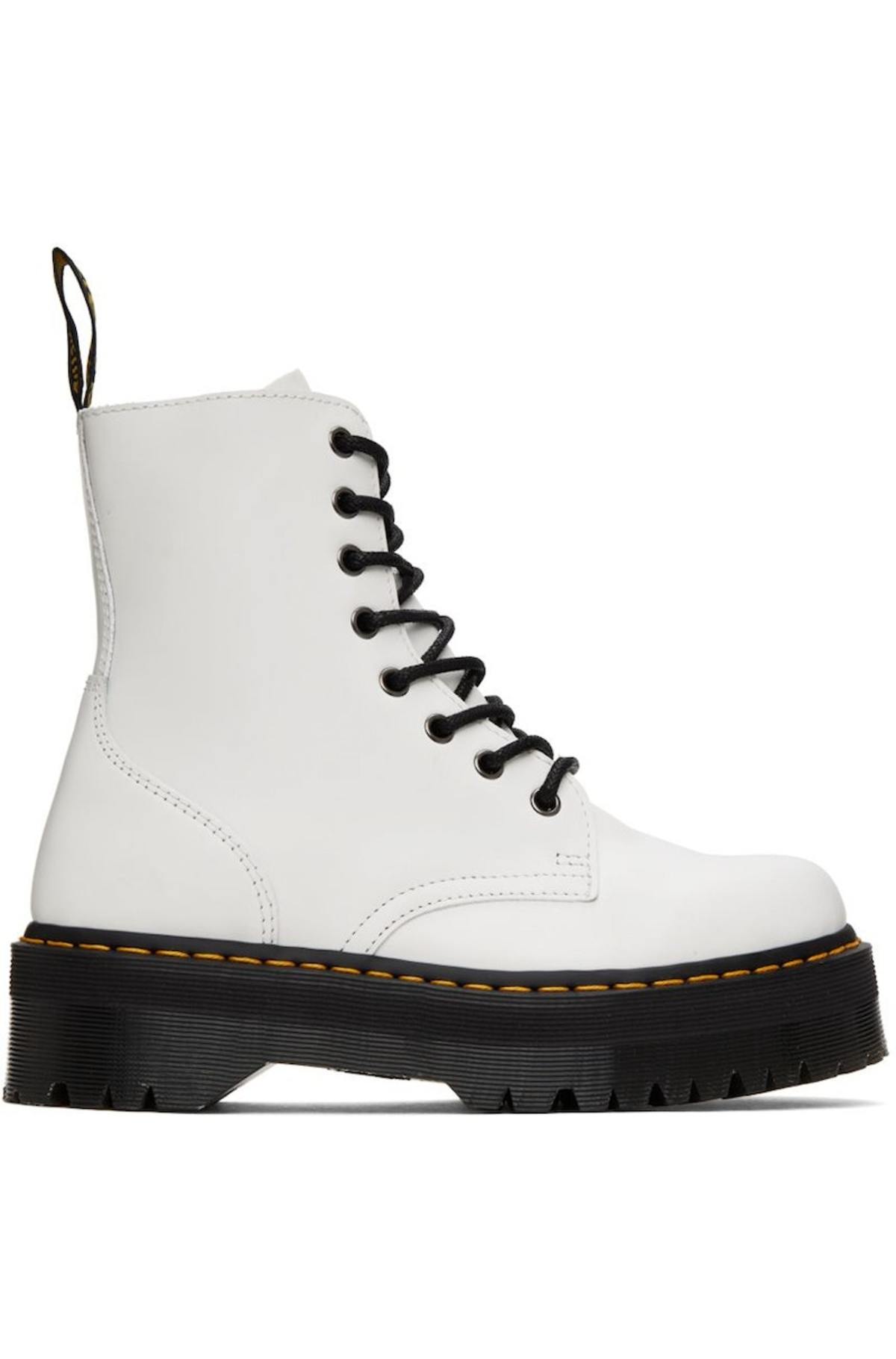 Dr. Martens Jadon Platform Boots - White | Garmentory
