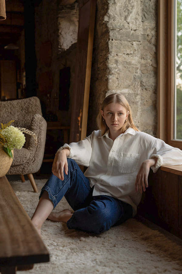 Gillian Stevens Blake Shirt - Salt | Garmentory