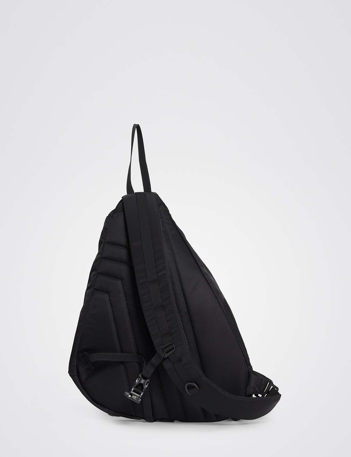 Norse Projects Nylon Recycled Twill Tri Point Bag - Black | Garmentory