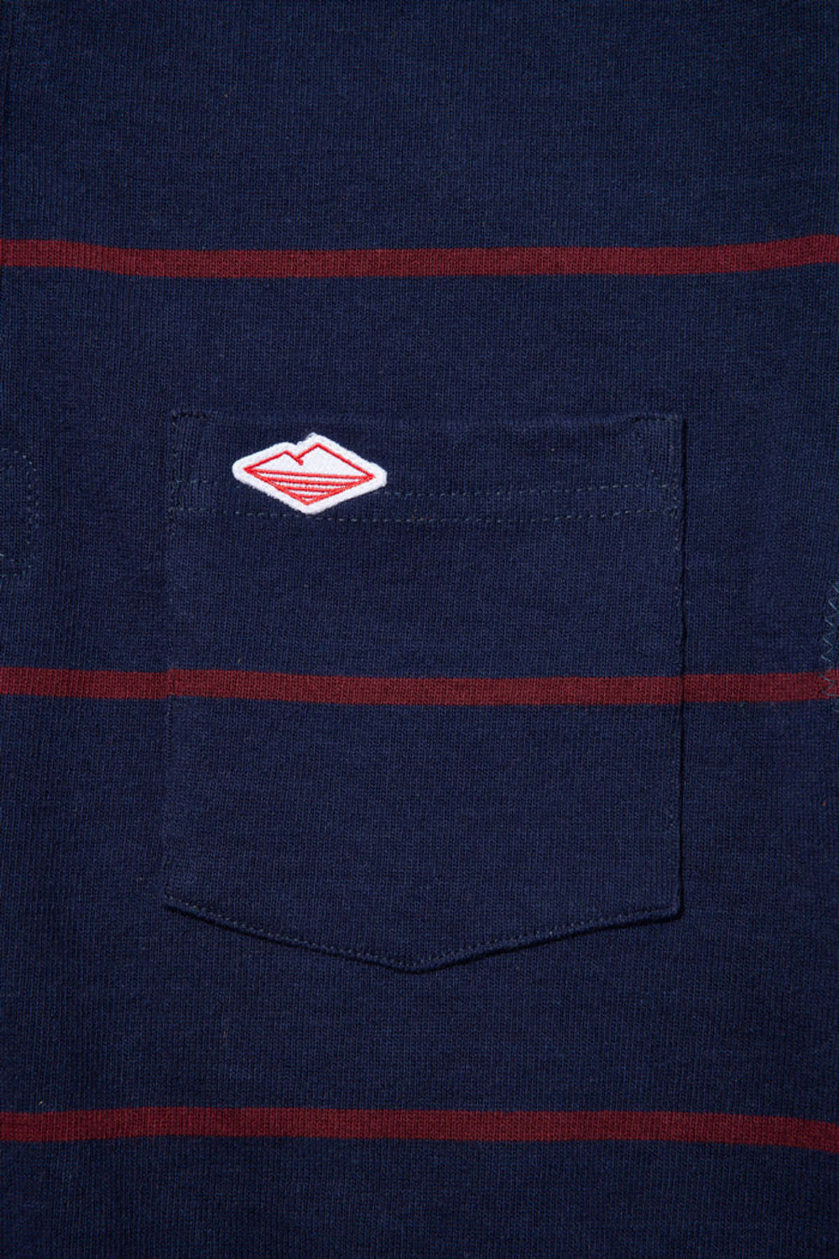 Battenwear Pocket Rugby Shirt - Navy/Maroon | Garmentory