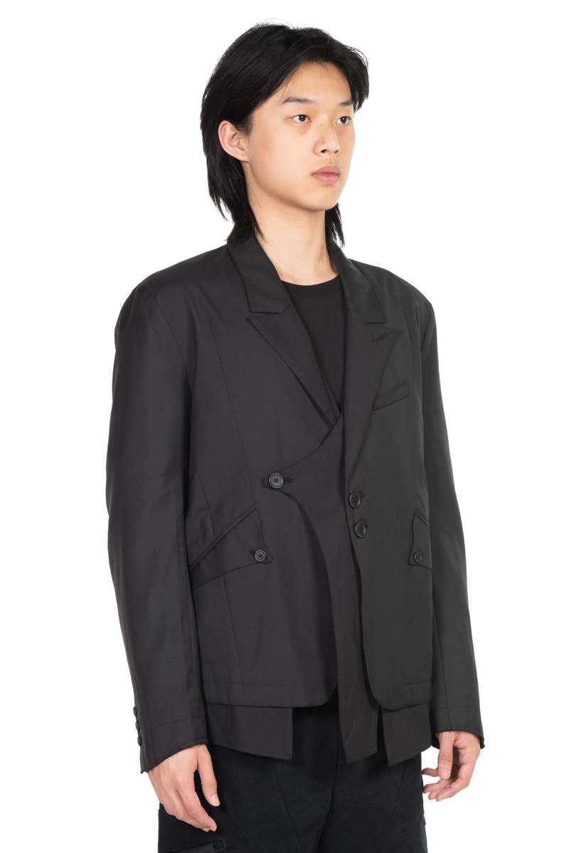 Professor.E Double Layer Blazer | Garmentory