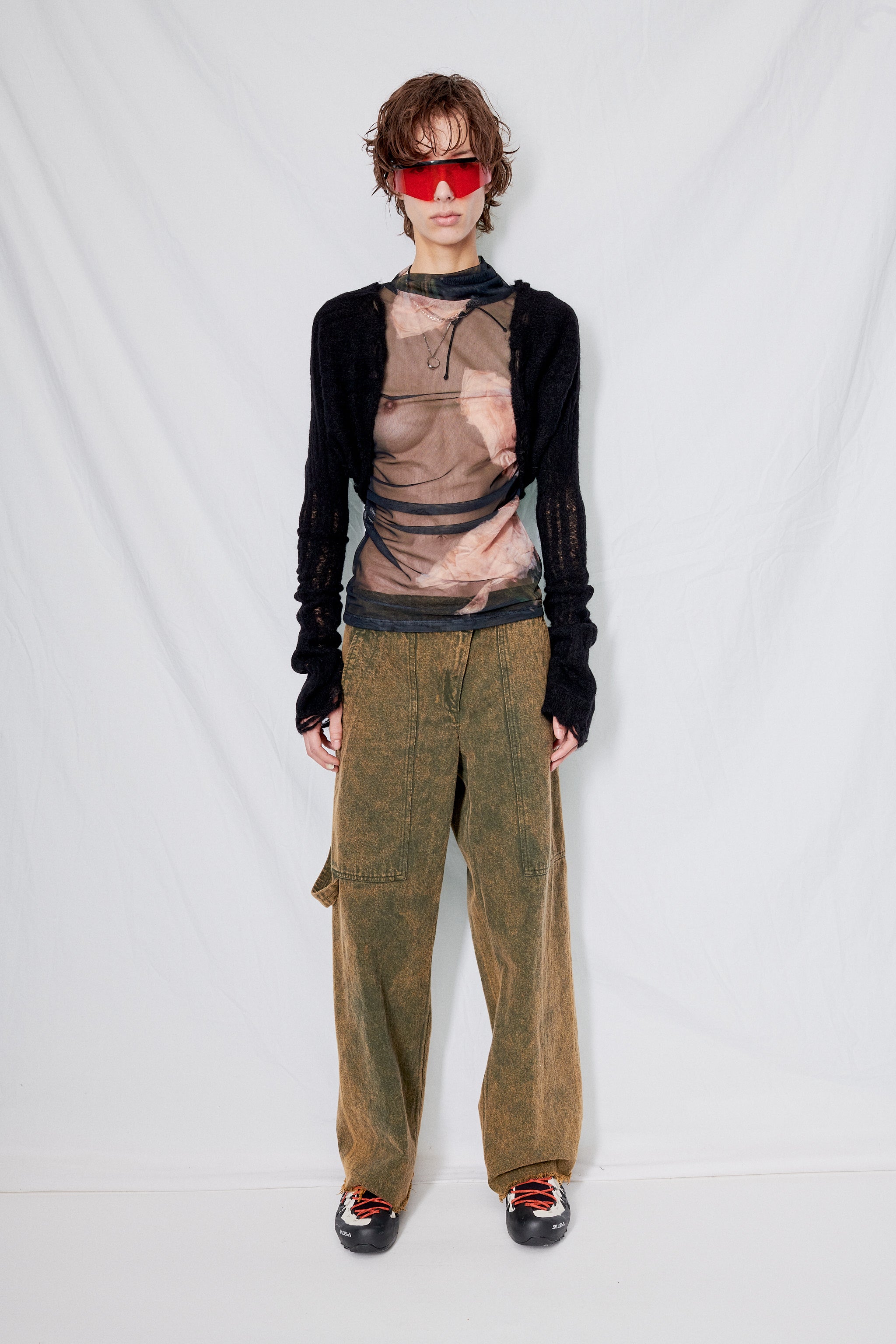 Rui Mohair Laddering Cardigan - Black | Garmentory