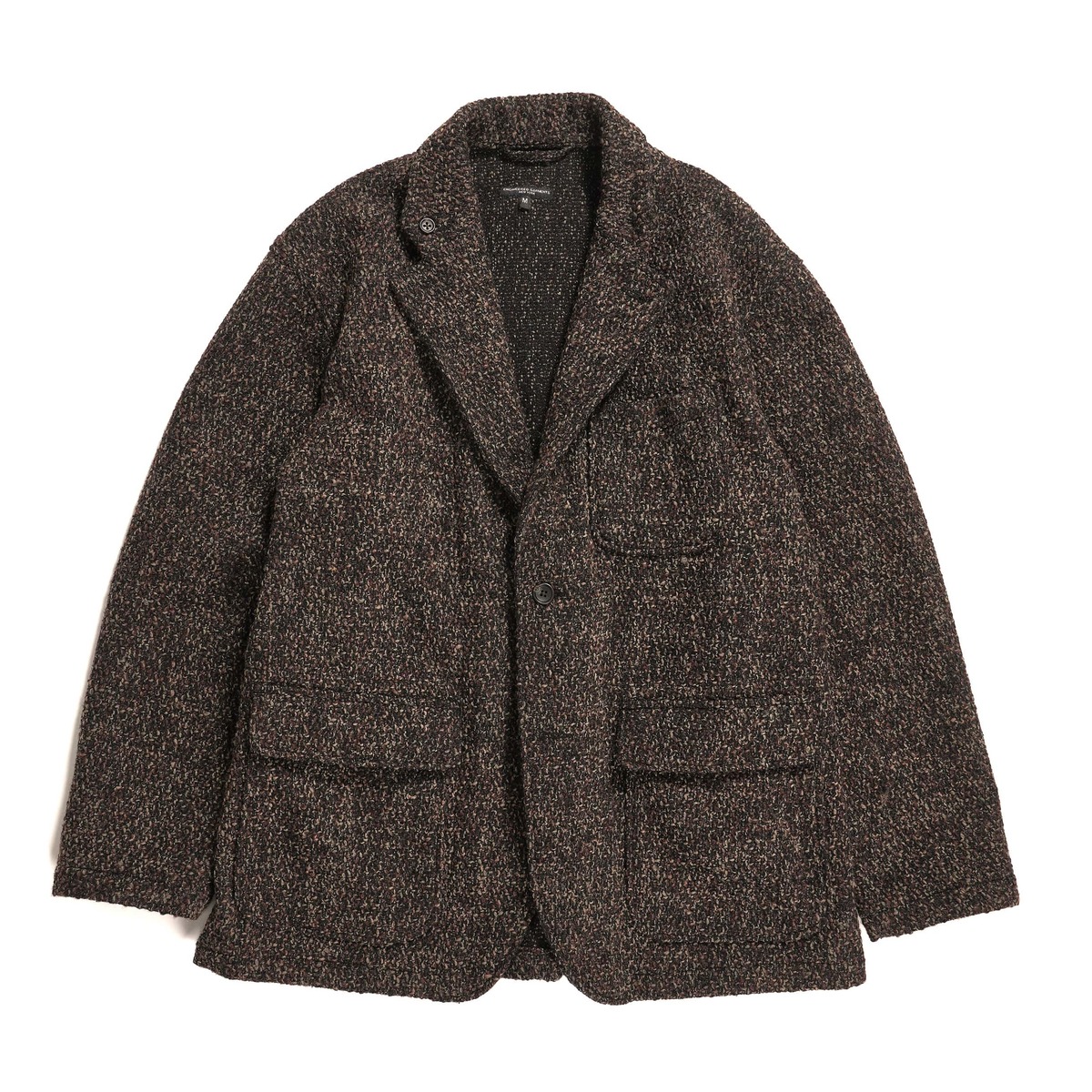 Engineered Garments Polyester Wool Tweed Boucle Loiter Jacket - Dark ...