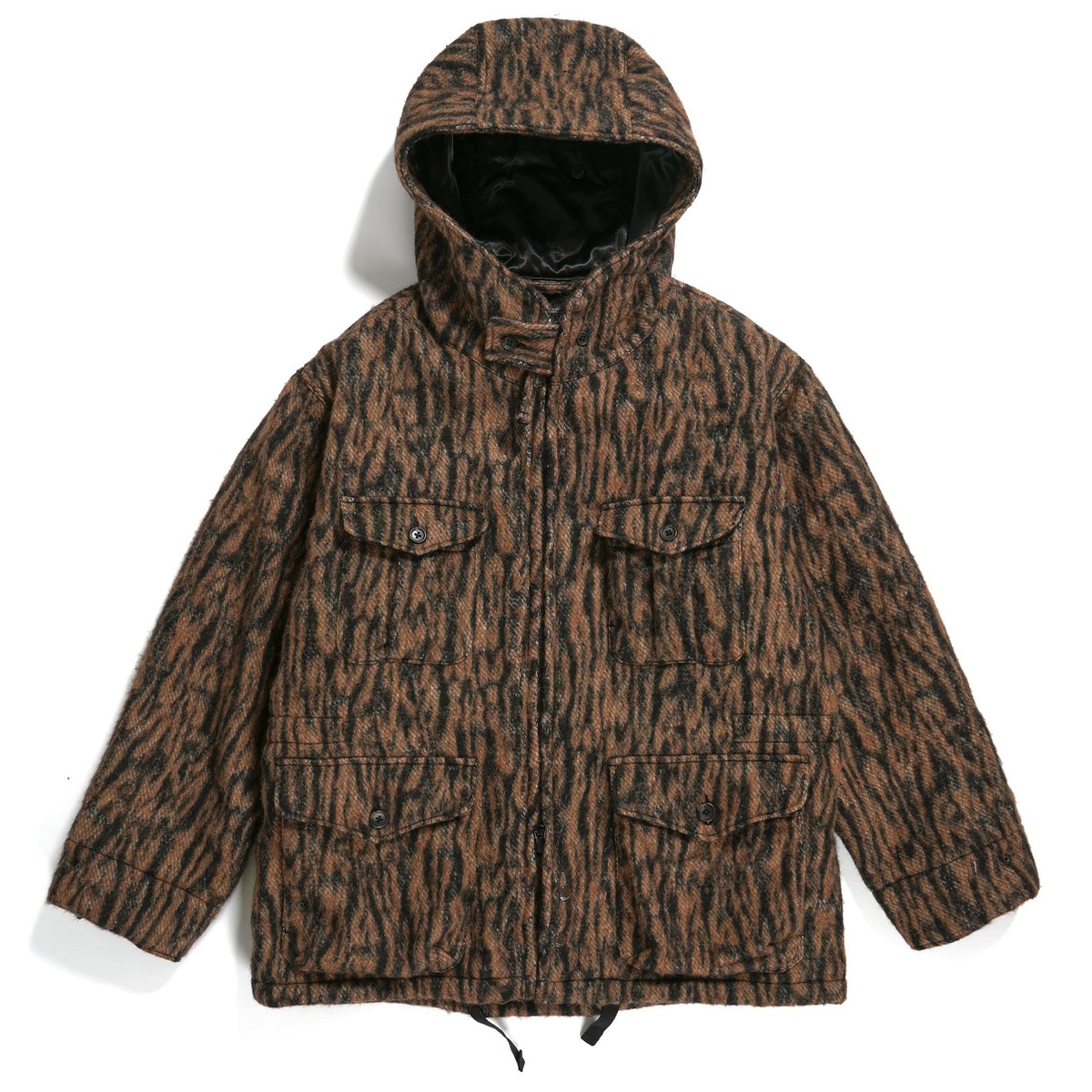 Engineered Garments Acrylic Poly Bark Jacquard Sas Jacket - Brown ...