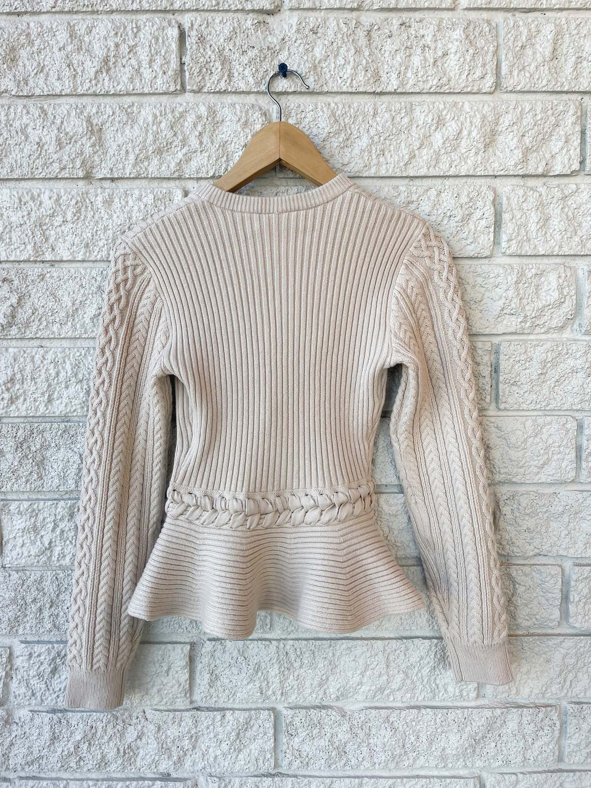 Simkhai Andi Peplum Jacket - Stone | Garmentory