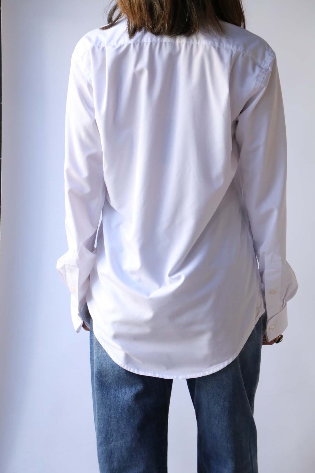 R13 High Collar Button Up - White | Garmentory