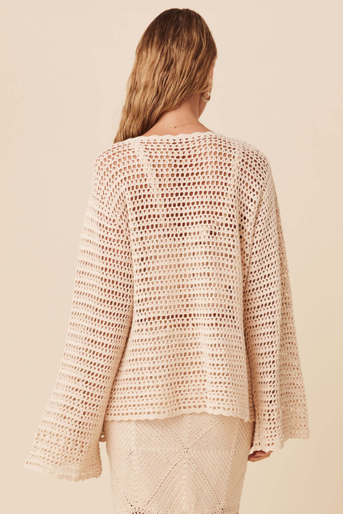 SPELL & THE GYPSY COLLECTIVE Salina Crochet Cardigan - Natural | Garmentory