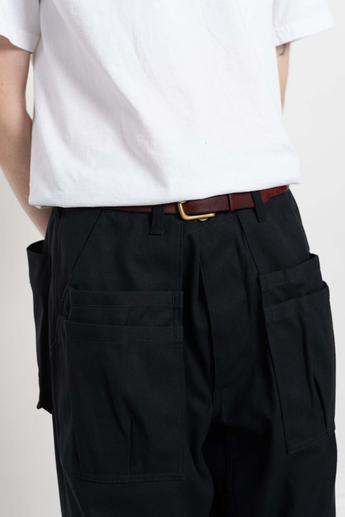 Overgrown Fatigue Pants Selvedge Duck Canvas Black | Garmentory