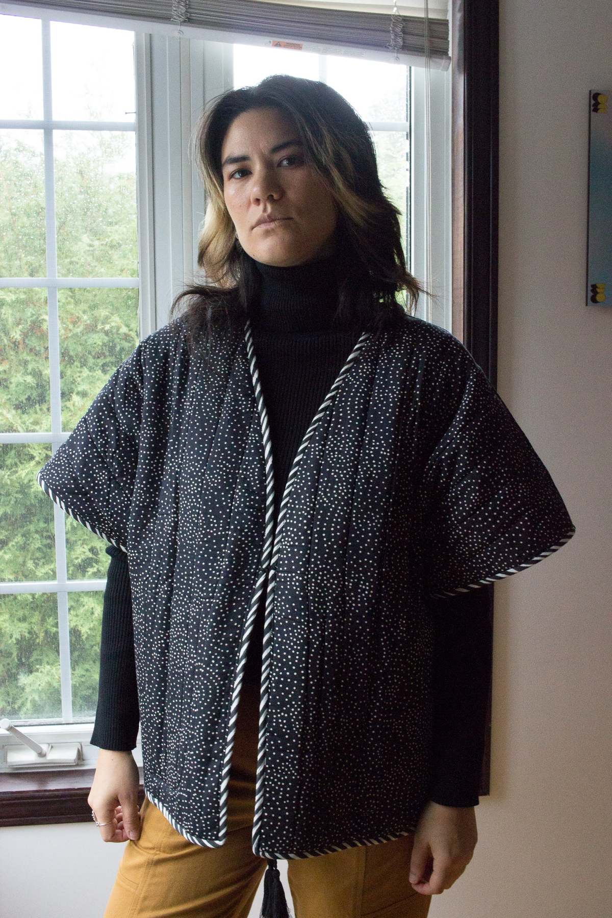 Kate Austin Designs Zora Jacket - Wavy Stripe/Black Constellation ...