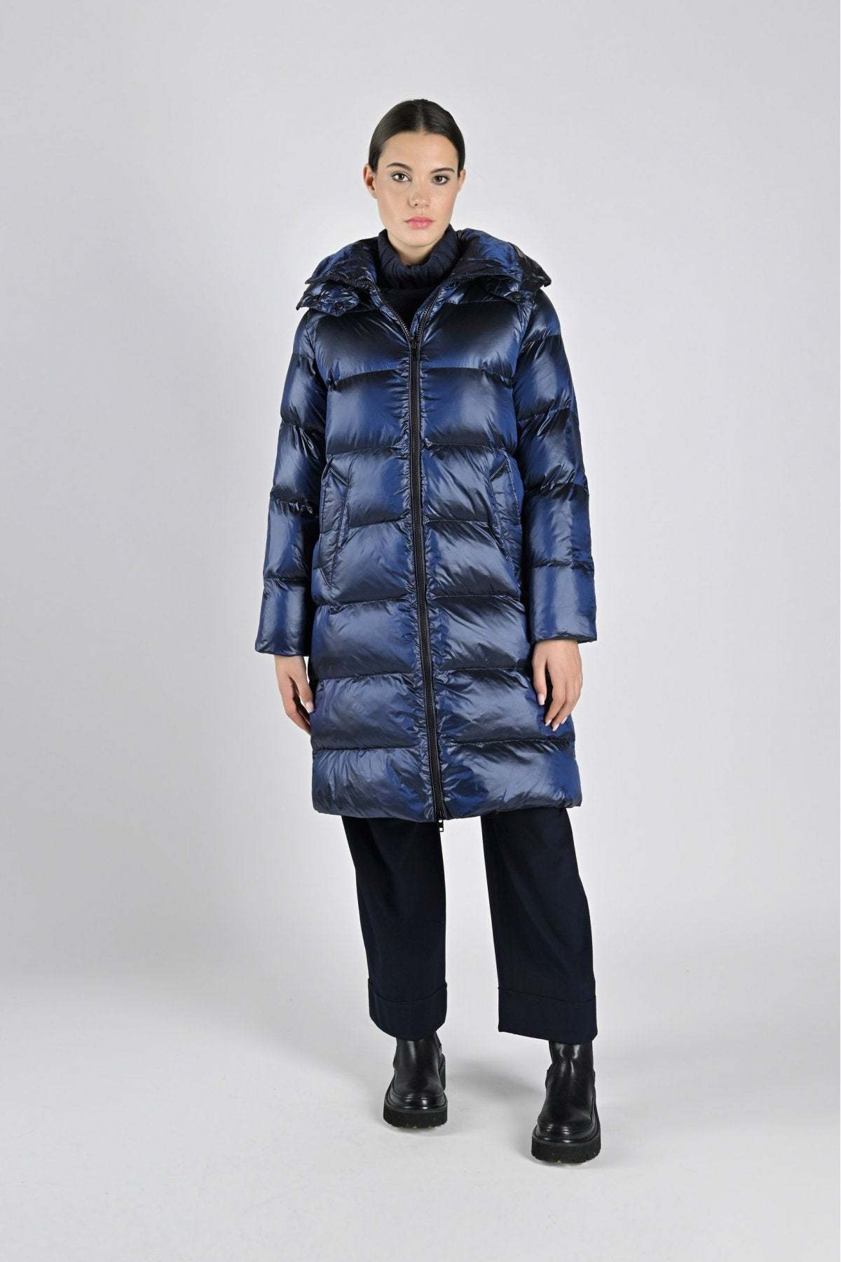 Canadian Classics Charlotte Long Coat - Navy | Garmentory