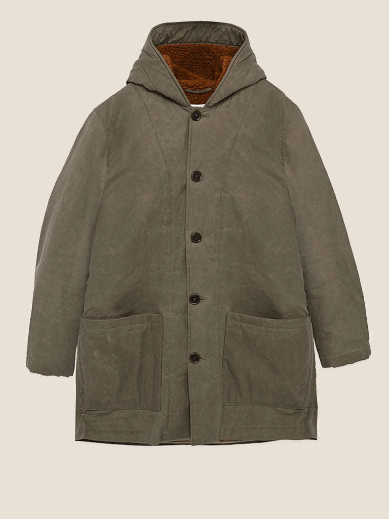 YMC Beat Generation Coat - Olive/Ginger | Garmentory