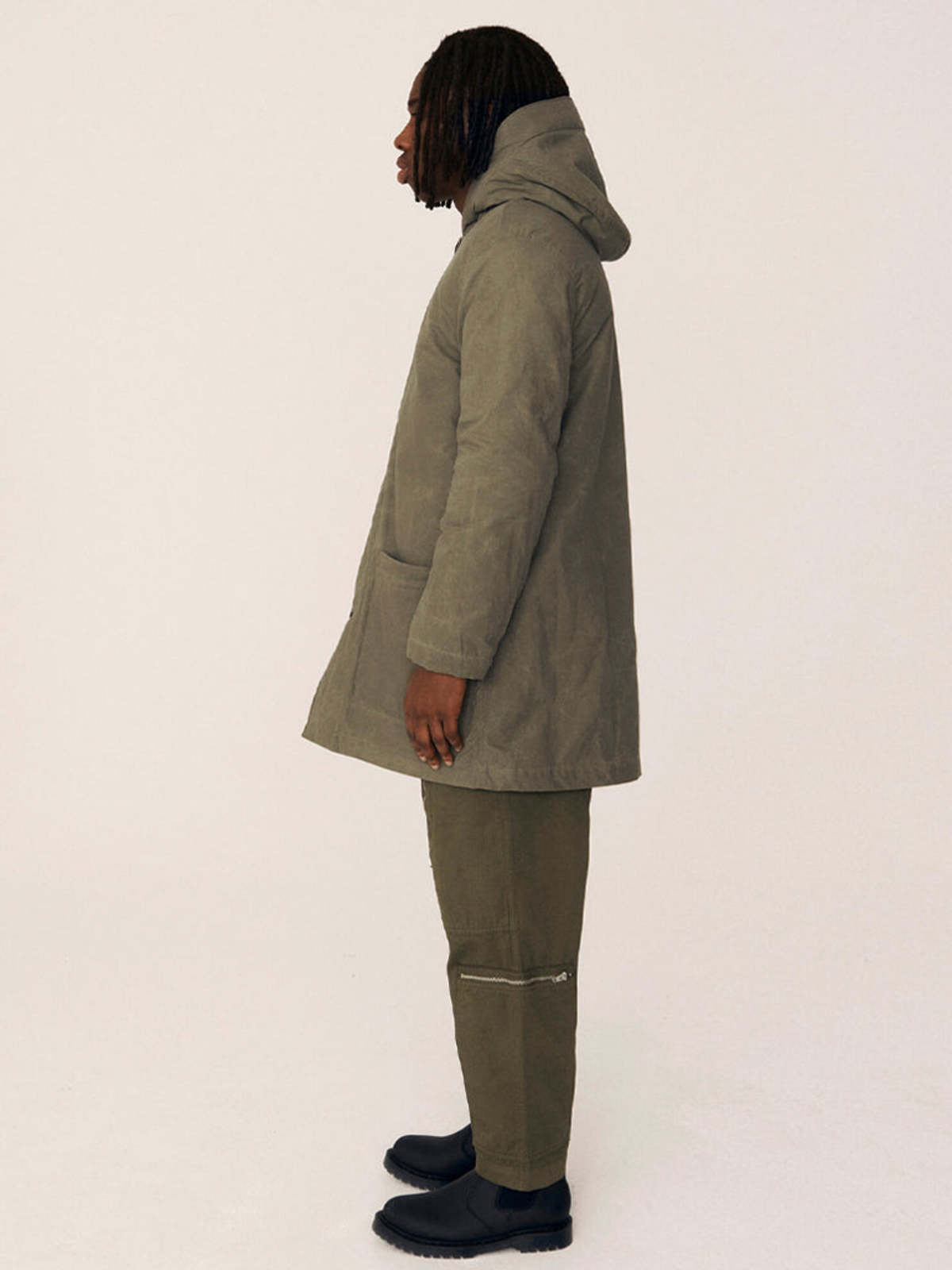 YMC Beat Generation Coat - Olive/Ginger | Garmentory