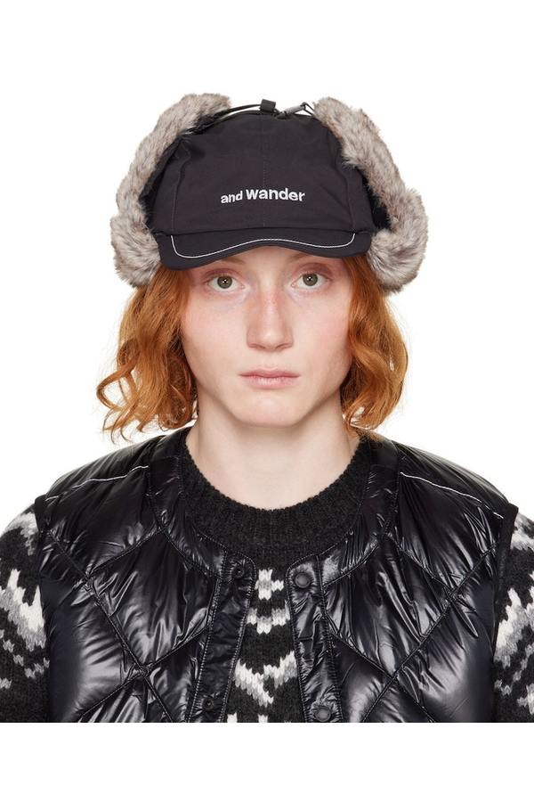 and wander Black CORDURA 3L Boa Flat Cap | Garmentory