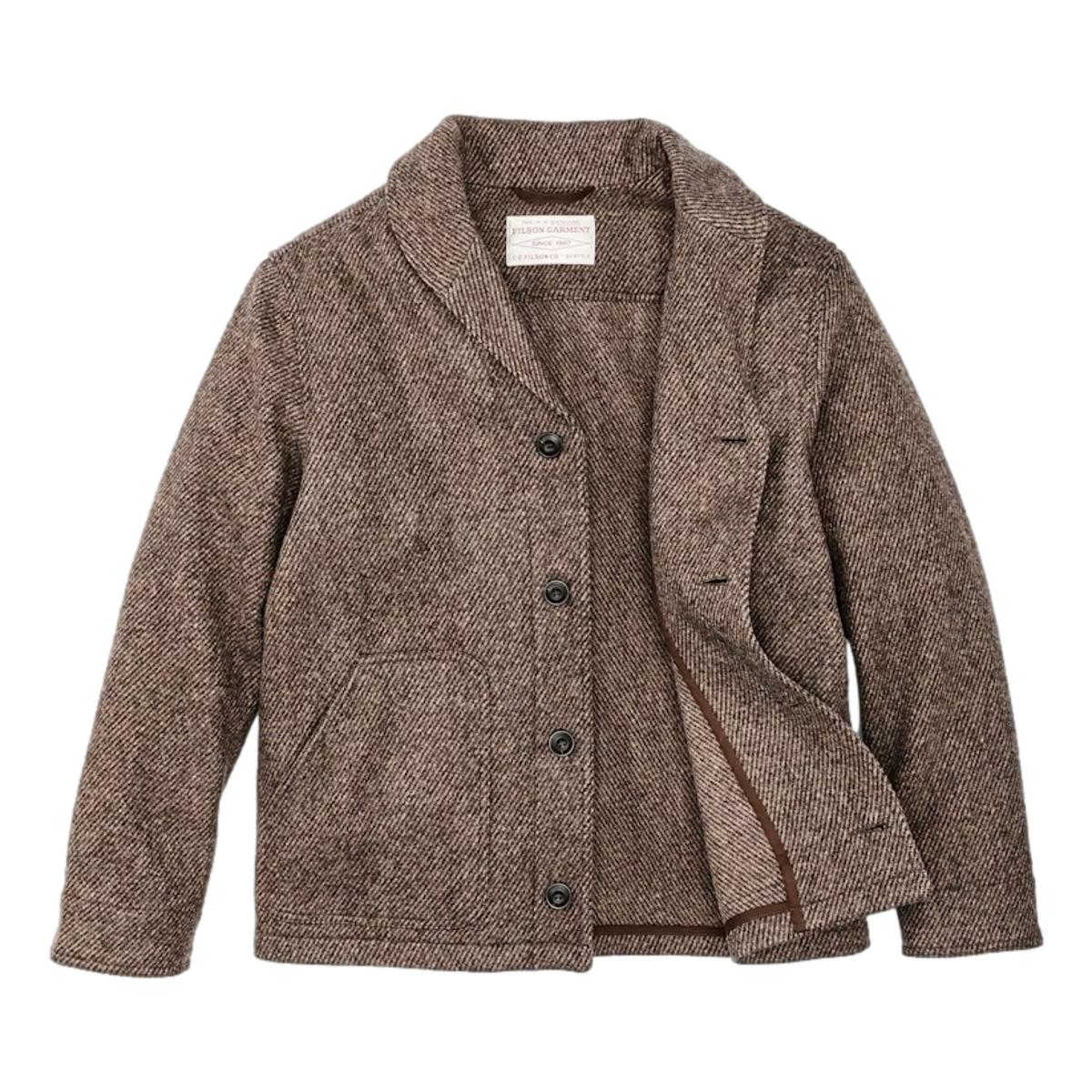 Filson Decatur Island Wool Jacket - Natural Brown | Garmentory