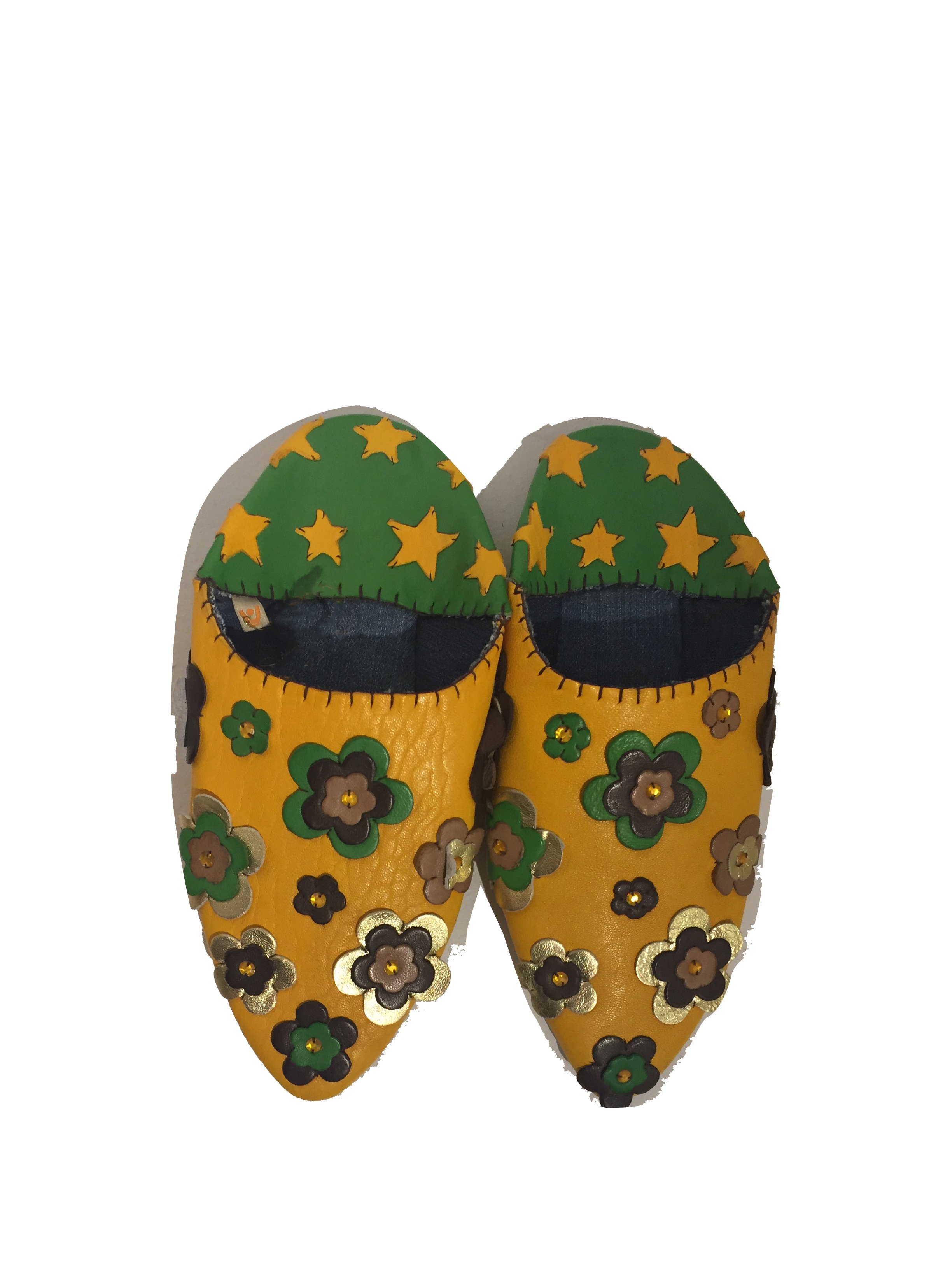 En Shallah Flower Baboosh Shoes | Garmentory