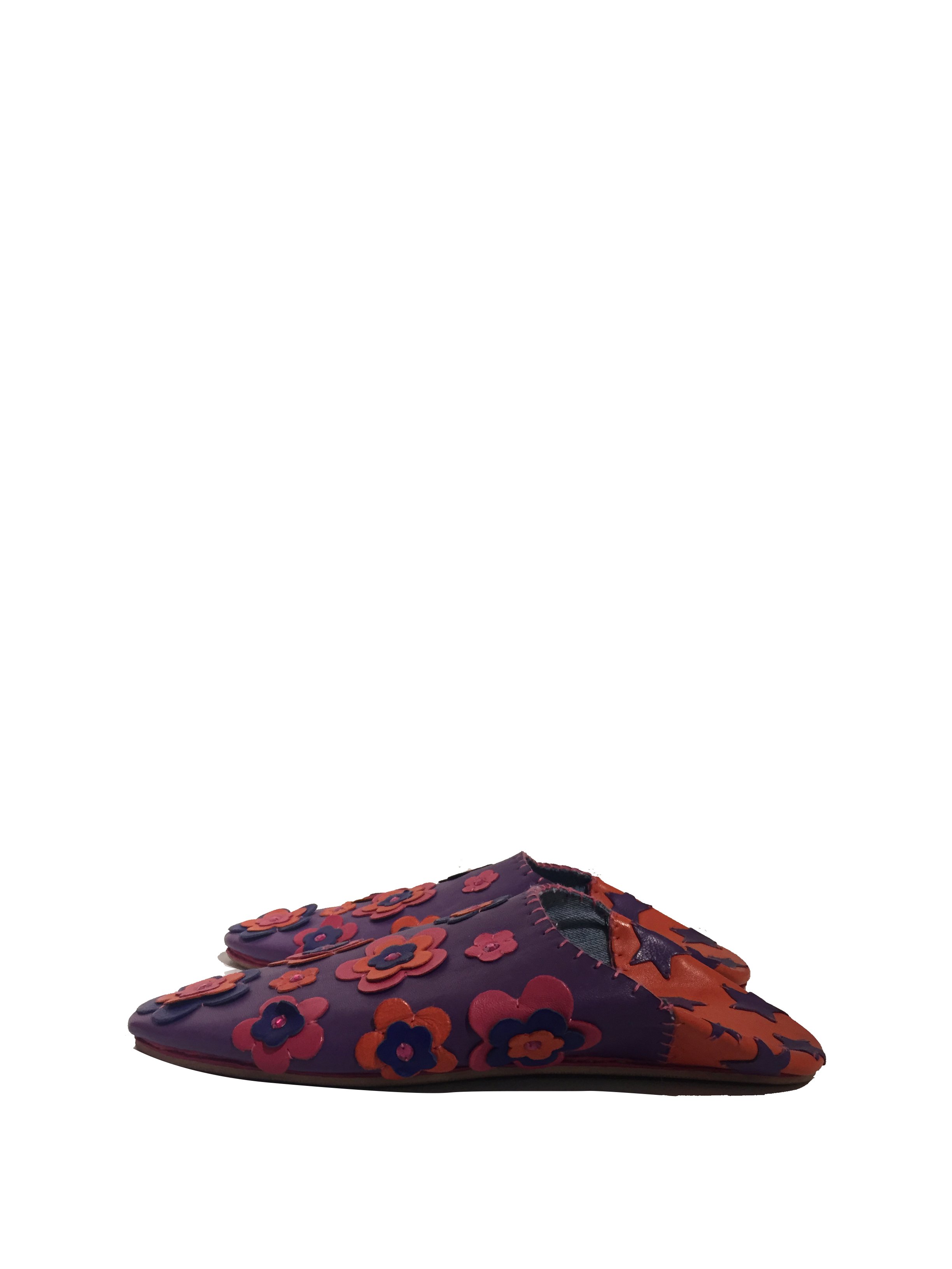 En Shallah Flower Baboosh Shoes | Garmentory