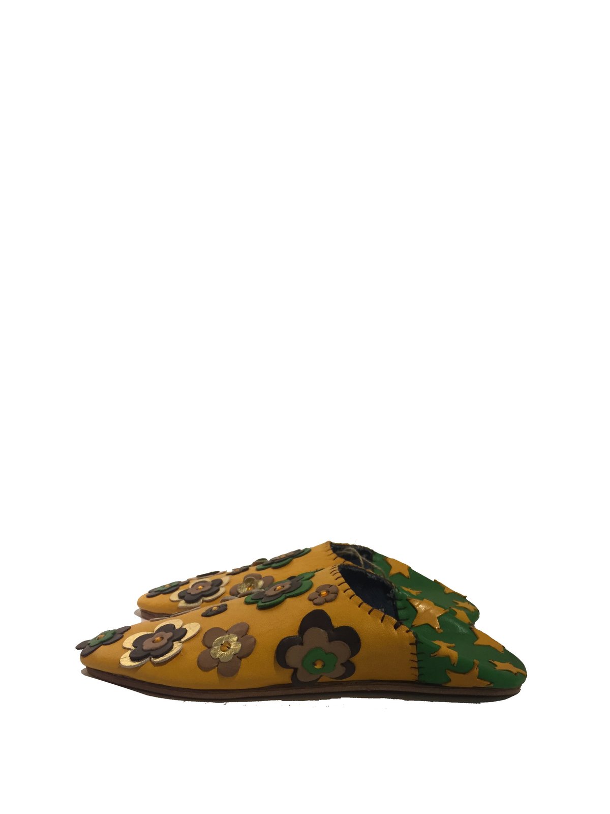 En Shallah Flower Baboosh Shoes | Garmentory