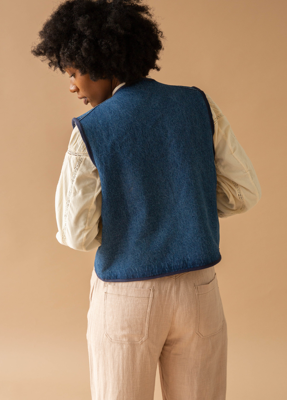 Soeur Simon Denim Vest | Garmentory