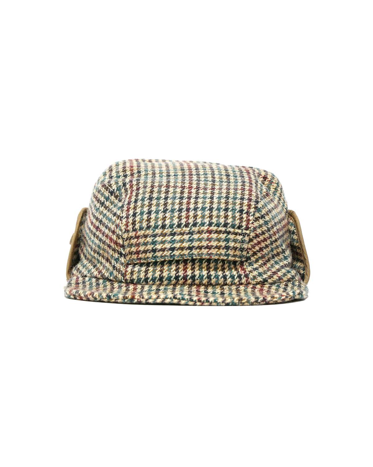 Engineered Garments Acrylic Wool Hunter's Cap - Khaki Gunclub Check ...